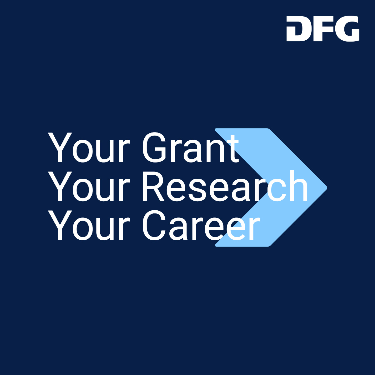 DFG, German Research Foundation - How the DFG Supports Research Careers